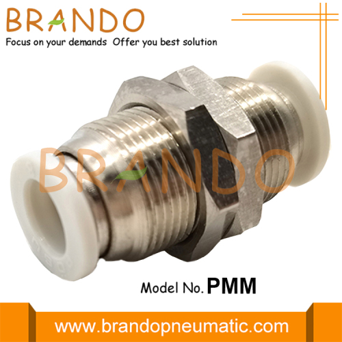 Pmm Bulkhead Union Push In Pneumatic Hose Fitting, High Quality Pmm ...