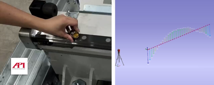 Straightness And Parallelism Of Multi Axis Robot Guide Rails Quick Detection And Adjustment Guidance 5481