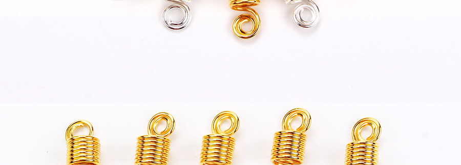 Alileader Metal Wire Spiral Tubes Dreadlock Hair Cuff For Hair ...