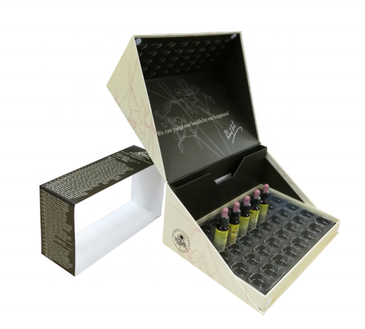 Bevel Angle Skin Care Box With Pvc Tray, High Quality Bevel Angle Skin ...