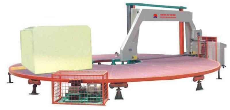 Automatic Rotary Table Cutting Machine For Mattresses And Sofas, High ...
