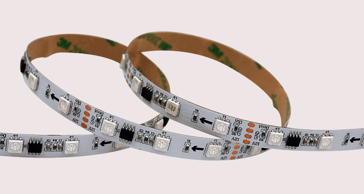 Addressable Waterproof Ws 2811 Rgb Led Strip - Ip68 Flexible Landscape ...