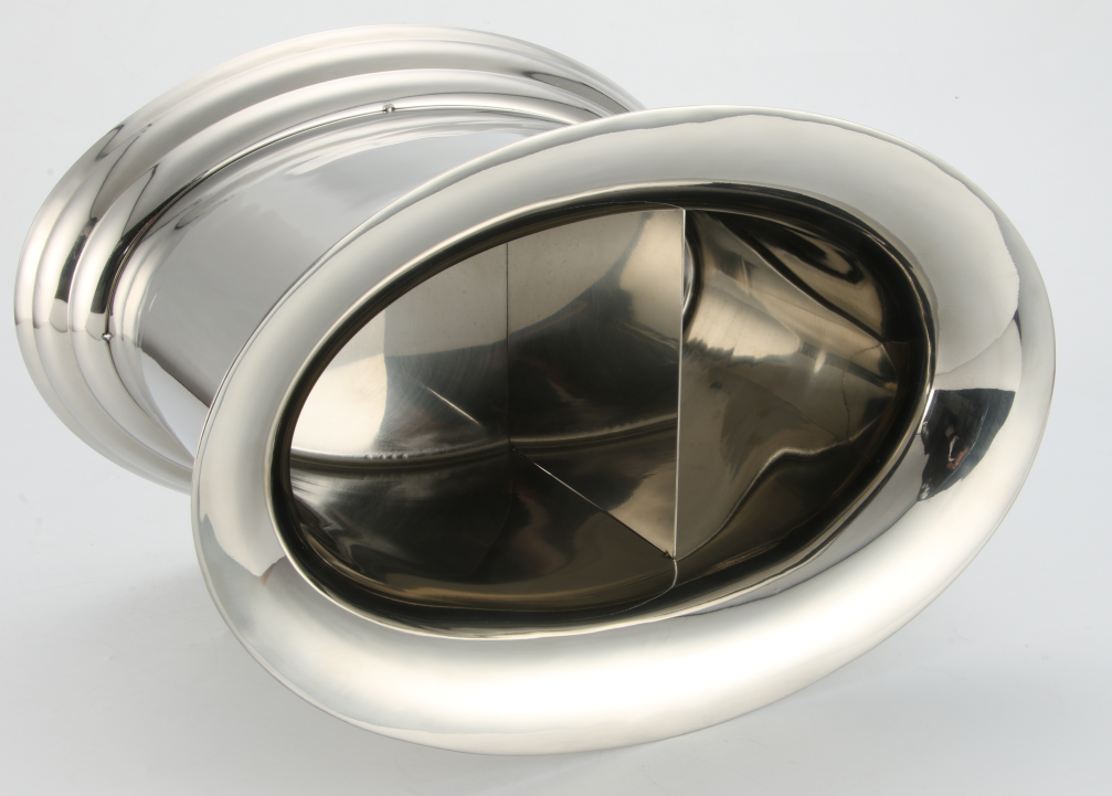 Stainless Steel Oval Shaped Ice Bucket With Divider, High Quality ...