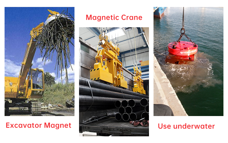 Electro-permanent Lifting Magnet For Overhead Bridge Cranes - Lifting ...