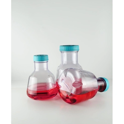 1L Polycarbonate Erlenmeyer Flasks Baffled Vent Cap China Manufacturers ...