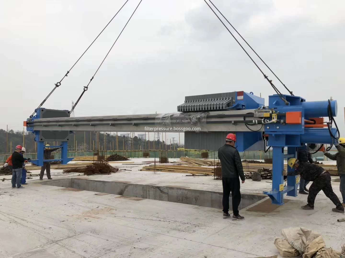 Pp Membrane/diaphragm Starch Filter Press, High Quality Pp Membrane ...