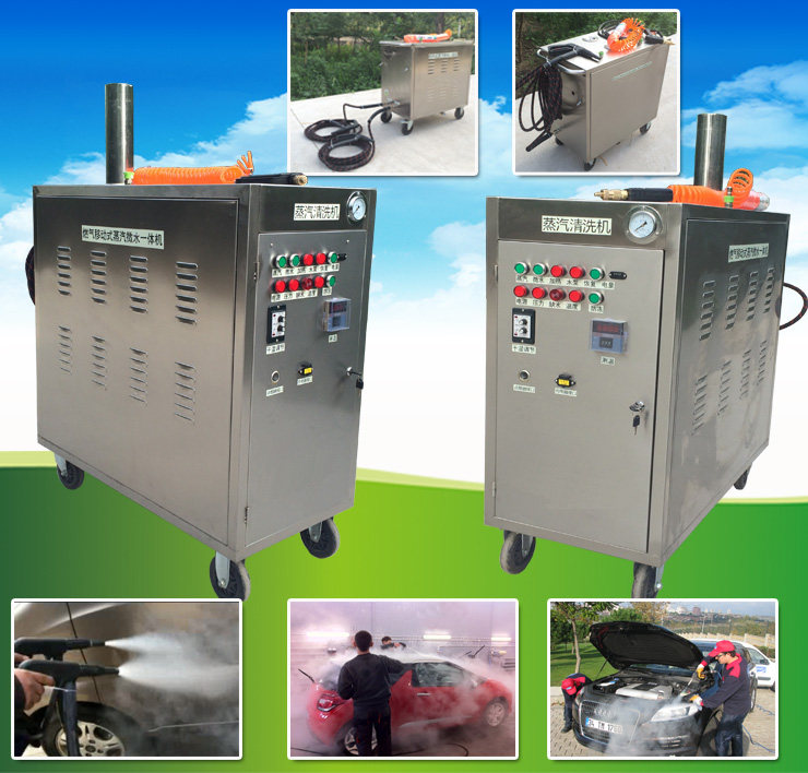 Mobile Diesel Steam Car Washer With Vacuum Steam Generator, High ...