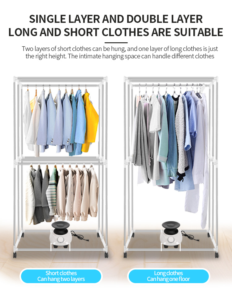 Portable Electric Heated Clothes Dryer Wardrobe, High Quality Portable ...