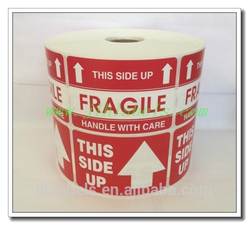 This Side Up Label ,5x3 ,500 Labels/roll,semi-glossy, High Quality This ...