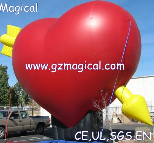 Inflatable Love-heart Model For Wedding Party, High Quality Inflatable ...