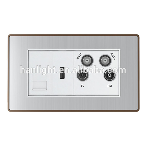 Euro Modules Of Wall Socket With Tv Satellite Usb Port, High Quality ...