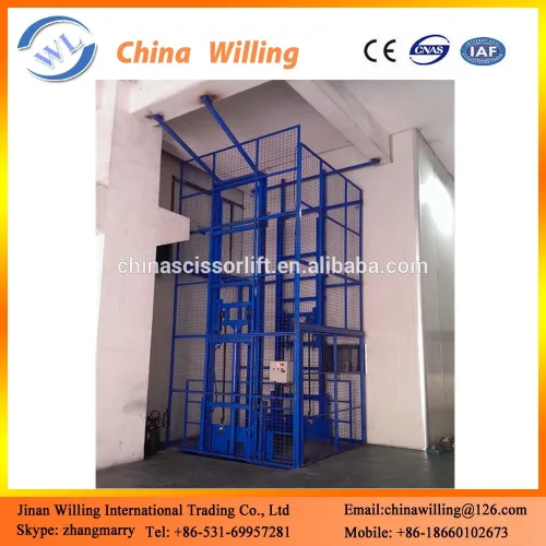 1000kg Electric Platform Lift Factory Workshop Electric Lifts, High ...