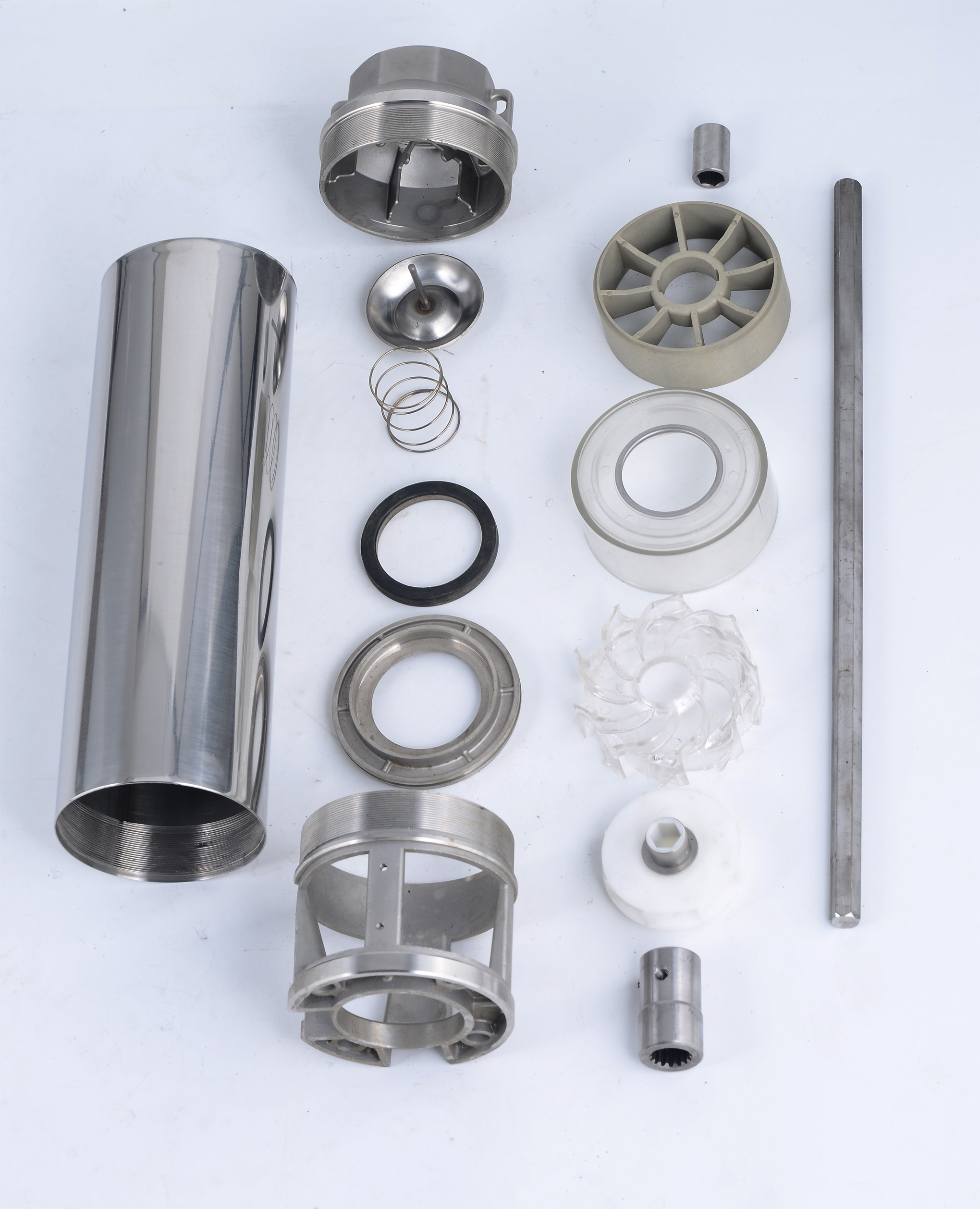 6 Inch Pc Impeller Qj Water Pump Borehole Deep Well Submersible Pump ...