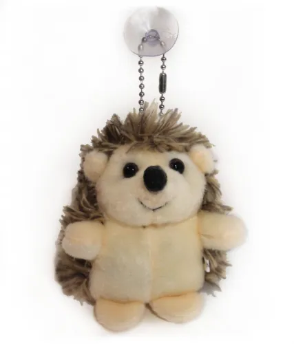 Plush Hedgehog Stuffed Animal Backpack Clip Toy Keychain , Hedgehog ...