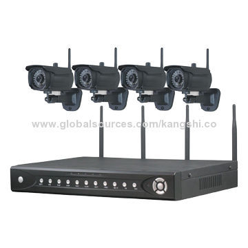 4-channel Digital Wireless Dvr Kit With 420tvl Resolution And Color ...