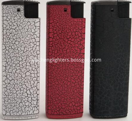 Flame Gas Piezo Lighter With Crack Paint, High Quality Flame Gas Piezo ...
