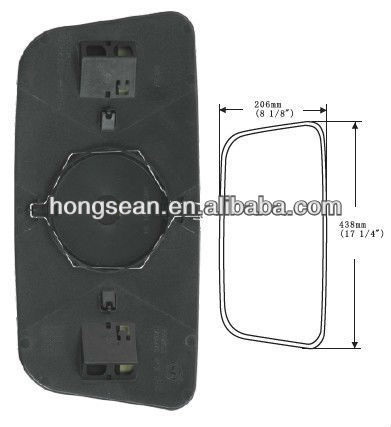 Auto Convex Glass Mirror For Scania, High Quality Auto Convex Glass ...