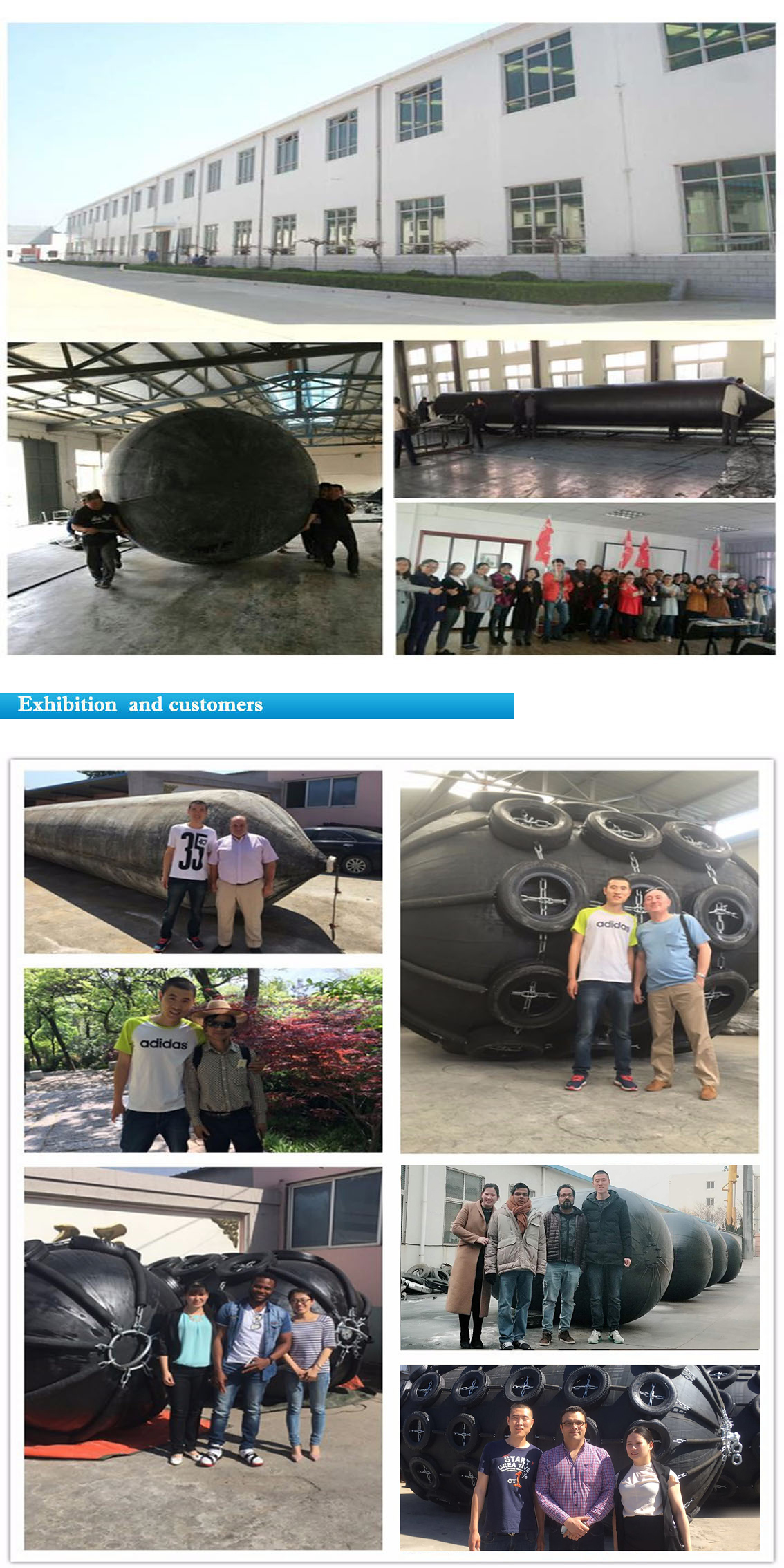 Eco-friendly High Buoyancy Floating Pontoon Nature Rubber Marine ...