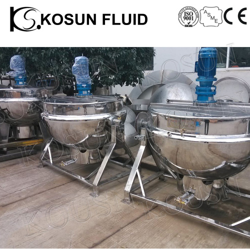 Stainless Steel Double Jacketed Mixing Vat, High Quality Stainless ...