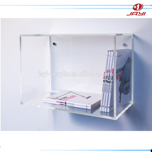 Modern Luxury Clear Acrylic Wall Mounted Cube Shelf, High Quality ...