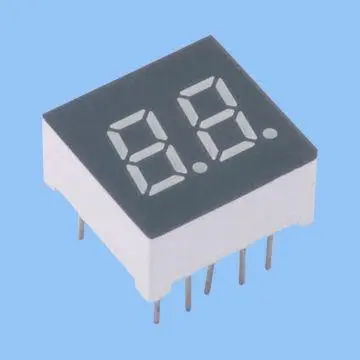 Dual-digit 7-segment Led Display, 0.3-inch Red Color, Common Cathode ...