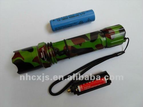 High Power Led Camouflage Flashlight Zoom Flashlight, High Quality High ...