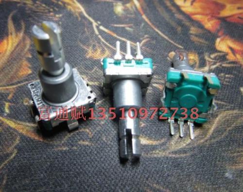 1pcs Inlet Encoder Switch Pulse Switch 360 Degree Turn The Switch Shaft Ec11 30-bit Length: 17mm ...