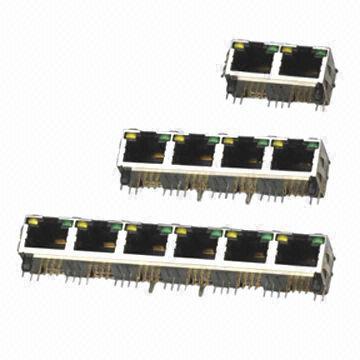 Rj45 Modular Jack With 1 X N/2 X N/3 X N Led, Oem/odm Orders Are ...