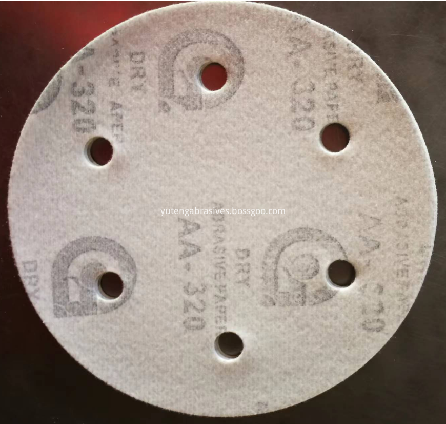Six Holes Calcined Alumina Velcro Disc, High Quality Six Holes Calcined ...