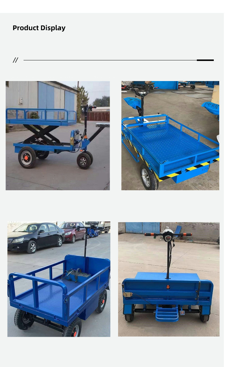 Electric Platform Trolleys With Detachable Guardrails, High Quality ...