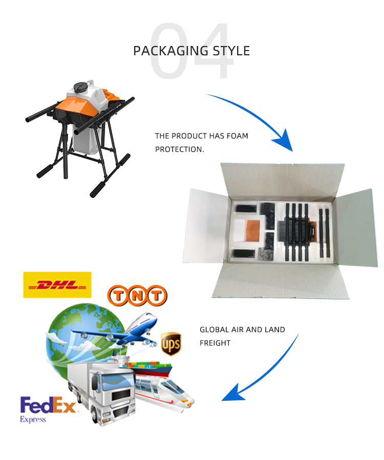 Eft Gx 시리즈 G630 30l 농업 드론 프레임, Bossgoo.com의 고품질 Eft Gx 시리즈 G630 30l 농업 드론 프레임