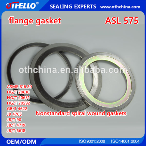Spiral Wound Gasket Inner Metal Plate Spring Gasket, High Quality ...