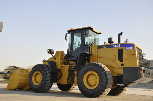 Low Fuel Consumption Sem656d Wheel Loader, High Quality Low Fuel ...