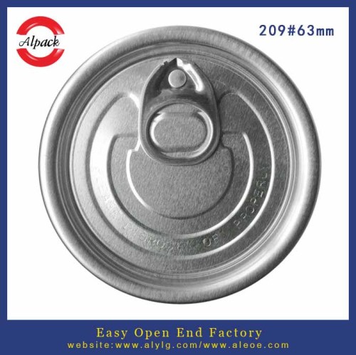 209 Aluminum Easy Open Can End For Fruit Canning, High Quality 209 ...