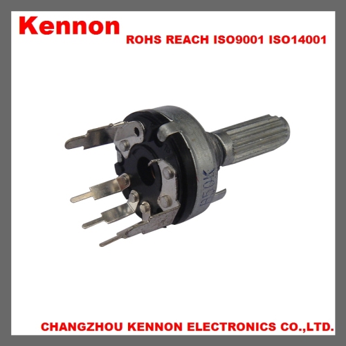 B103 Rotary Potentiometer B500k B20k B10k Metal Shaft Alps Alpha Good ...
