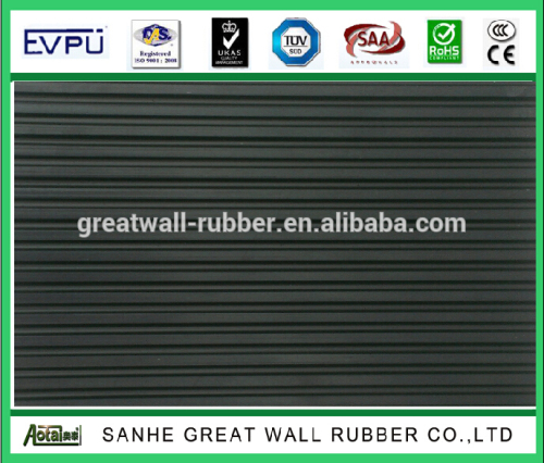 Ribbed Rubber Mat Corrugated Rubber Sheeting, High Quality Ribbed ...