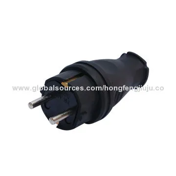 Dutch/german (schuko) Type Style Industrial Rubber Plug, High Quality ...