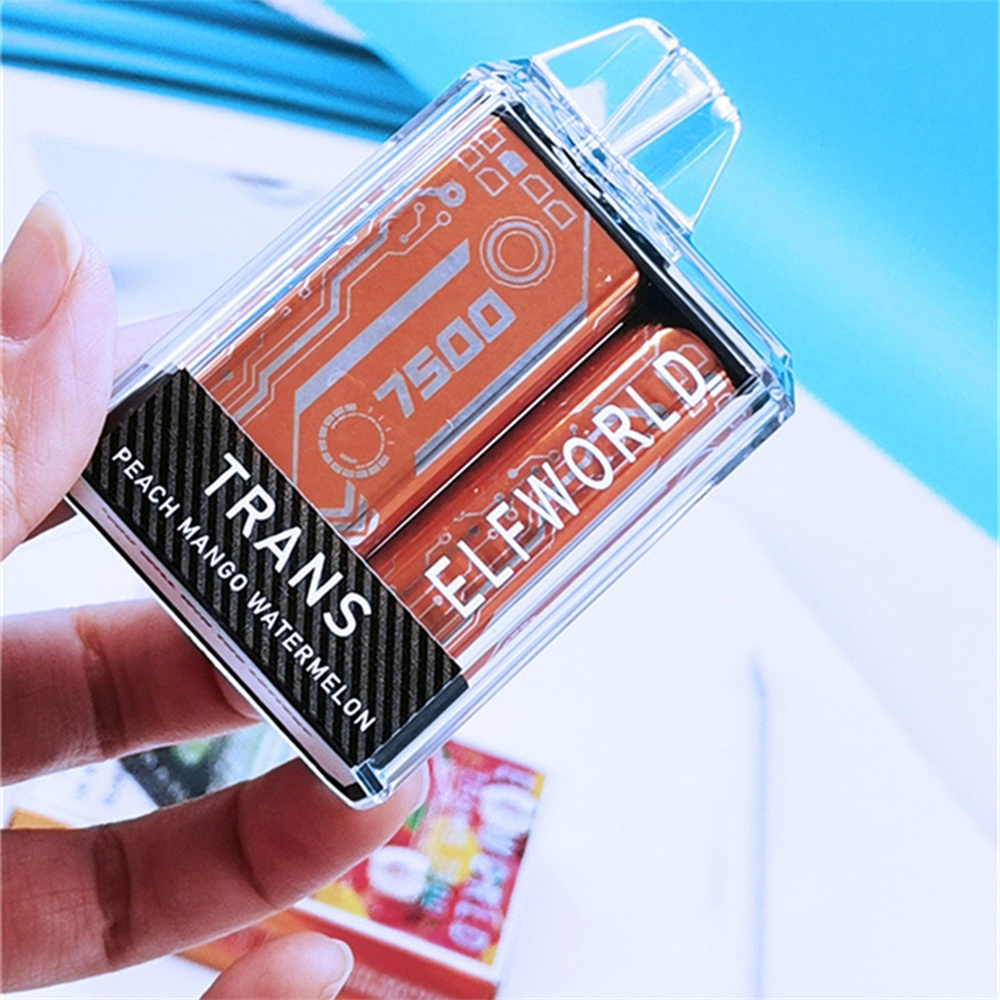 Elf World Trans 7500 Vape Vape Disposer คุณภาพสูง Elf World Trans 7500 ...
