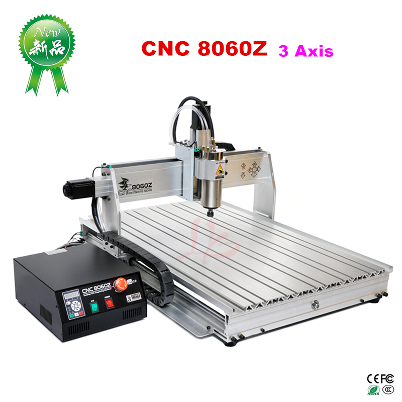 4Axis USB Port CNC 8060 2.2KW Spindle March3 ER20 Collet CNC Router 3D ...