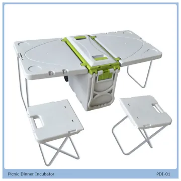 Folding Cooler Box Table With Chairs, High Quality Folding Cooler Box ...