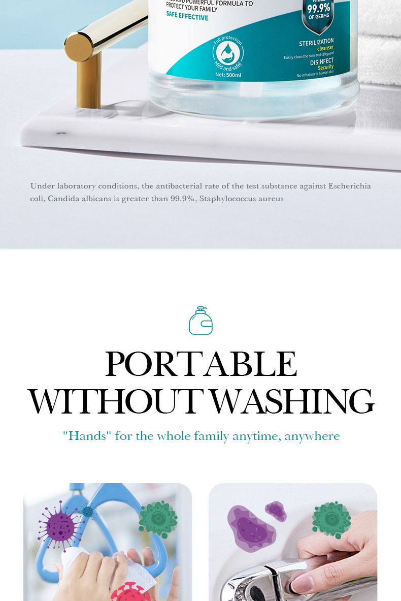 Froth Deep Layer Clean Bacteriostasis Hand Sanitizer, High Quality ...