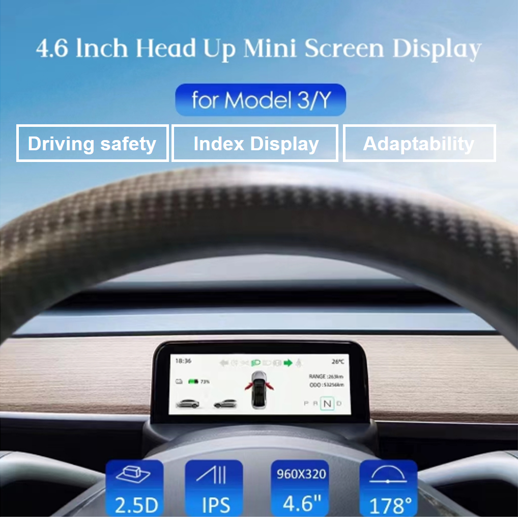 Tesla Model 3 Dashboard Screen Design: Y Mini Smart Display Accessories ...