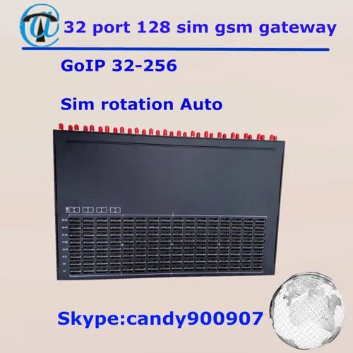8 Sim Card Rotation Goip Gateway 32 Port Goip 32/256 Ussd Gateway With ...