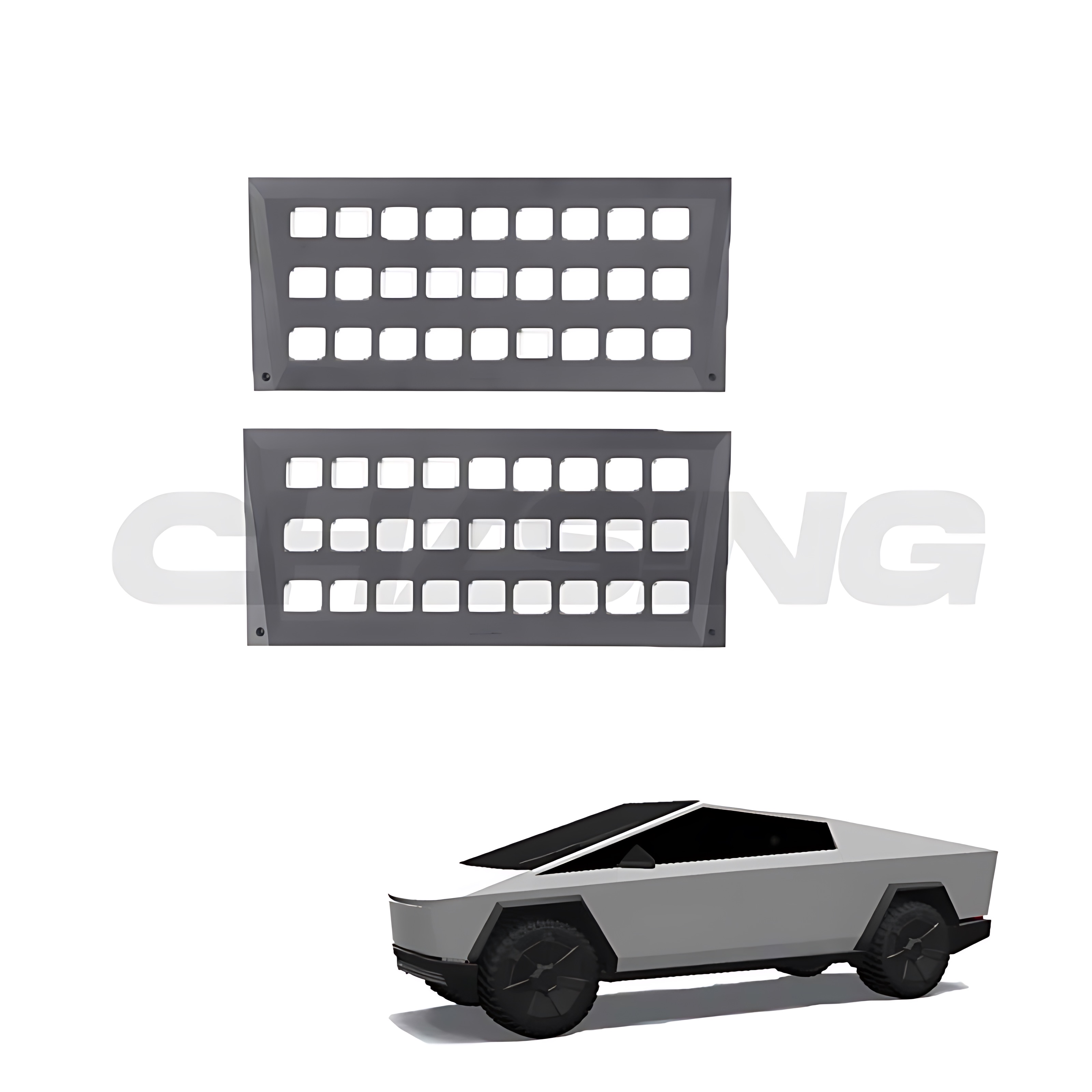 Gear Locker Dividers For Tesla Cybertruck Cargo Separator, High Quality ...