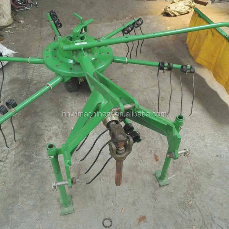 Tractor Mounted Mini Hay Rake Tedder For Grass Collection, High Quality ...