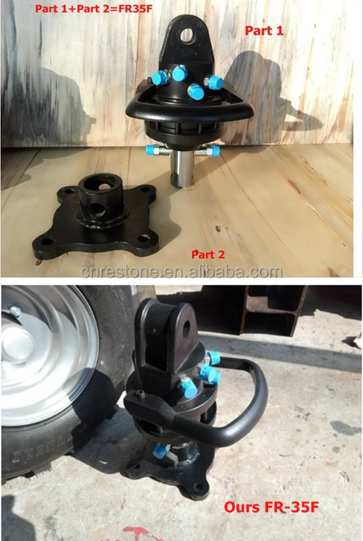 3ton Grapple Rotor: Hydraulic Rotator For Timber Grab & Forestry ...
