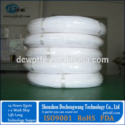 White Color Virgin Material Ptfe Extrusion Process, High Quality White ...
