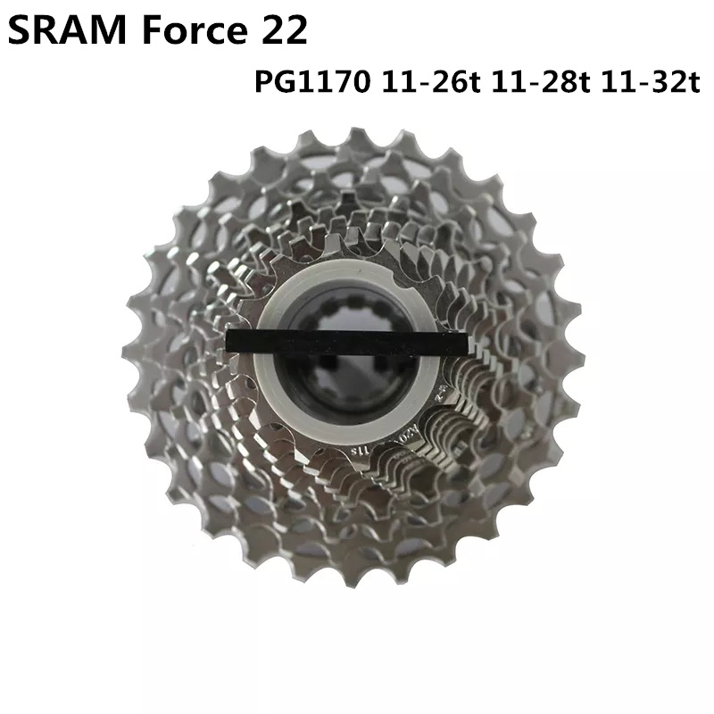 Sram Force 22 Pg-1170 Cassette 2x11 Speed 22s Road Bike Pg1170 Flywheel 11-26t 11-28t 11-32t ...