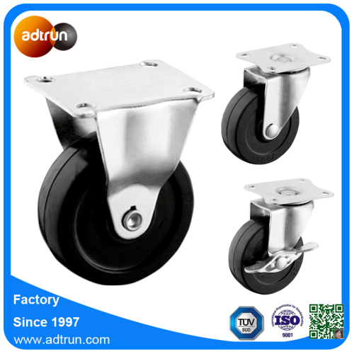 Flat Rubber Tread Wheels For Moving Dolly, High Quality Flat Rubber ...