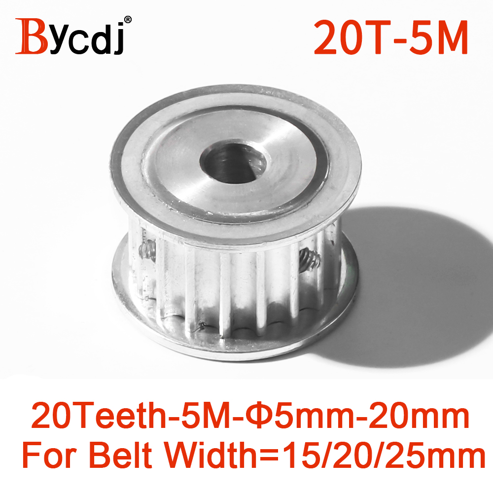 HTD 5M 20T Timing Pulley 20Teeth 5M-20T 16mm/21mm/26mm Width Toothed ...